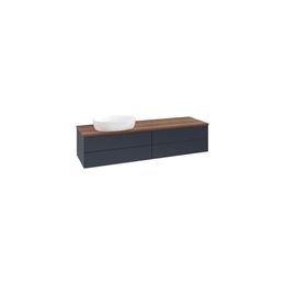 Villeroy & Boch V&B Waschtischunterschrank ohne Frontstruktur -Beleuchtung Antao 160x50cm, WBP-farbe w. wal, md bl. m Lac ; Villeroy & Boch (L26012HG)