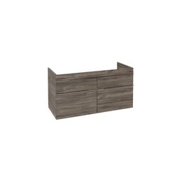 Villeroy & Boch V&B Waschtischunterschrank Venticello 115,3x59x50,2cm, Griff Chrom, stone oak ; Villeroy & Boch (A92901RK)