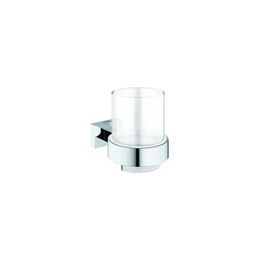 Grohe Becher Essentials Cube mit Halter, chrom (40755001)