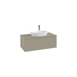 Villeroy & Boch V&B Waschtischunterschrank ohne Frontstruktur, mit Beleuchtung Antao 100x36x50cm, HL, WBP Lac, lea gre. m Lac ; Villeroy & Boch (L31050HL)