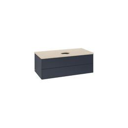 Villeroy & Boch V&B Waschtischunterschrank ohne Frontstruktur -Beleuchtung Antao 100x36x50cm, WBP botti., md bl. m Lac ; Villeroy & Boch (L20013HG)