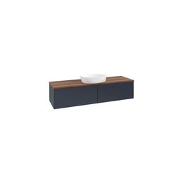 Villeroy & Boch V&B Waschtischunterschrank ohne Frontstruktur Antao 160x50cm, WBP-farbe w. wal, md bl. m Lac ; Villeroy & Boch (K36012HG)