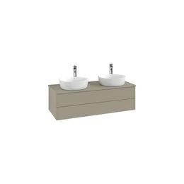 Villeroy & Boch V&B Waschtischunterschrank ohne Frontstruktur Antao 120x36x50cm, HL, WBP Lac, lea gre. m Lac ; Villeroy & Boch (K24050HL)