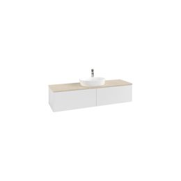 Villeroy & Boch V&B Waschtischunterschrank mit Frontstruktur Antao 160x50cm, HL, WBP botti., glo wh. Lac ; Villeroy & Boch (K36153GF)