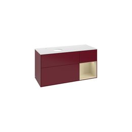 Villeroy & Boch V&B Waschtischunterschrank Finion 120cm, Pl wh. m, Reg si Gr m Lac, Peo m ; Villeroy & Boch (F931HJHB)