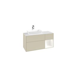 Villeroy & Boch V&B Waschtischunterschrank Finion 120cm, Pl w m, Rg wh. m Lac, si Gr m Lac ; Villeroy & Boch (F811MTHJ)