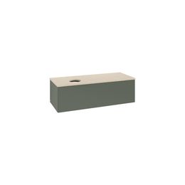 Villeroy & Boch V&B Waschtischunterschrank ohne Frontstruktur, mit Beleuchtung Antao 120x36x50cm, WBP botti., lea gre. m Lac ; Villeroy & Boch (L33013HL)