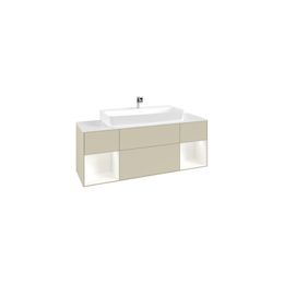 Villeroy & Boch V&B Waschtischunterschrank Finion 160x60,3x50,1cm, Rg w m Lac, si Gr m Lac ; Villeroy & Boch (F211MTHJ)