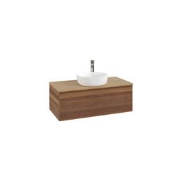 Villeroy & Boch V&B Waschtischunterschrank mit Frontstruktur Antao 100x36x50cm, HL, WBP hon. Oa, w. wal ; Villeroy & Boch (K31151HM)