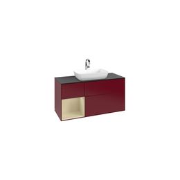 Villeroy & Boch V&B Waschtischunterschrank Finion 120cm, Pl bla m, Reg si Gr m Lac, Peo m ; Villeroy & Boch (F822HJHB)