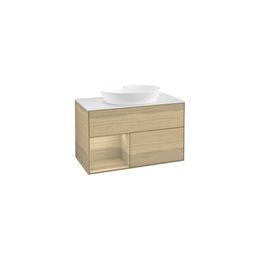 Villeroy & Boch V&B Waschtischunterschrank Wandbeleuchtung Finion 100, Abd.-Pl. wh. m, Reg Oa ven, Oa ven ; Villeroy & Boch (GA11PCPC)