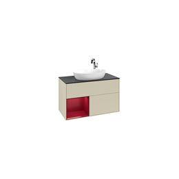 Villeroy & Boch V&B Waschtischunterschrank Finion 100, Pl b m, Reg Peo m Lac, si Gr m Lac ; Villeroy & Boch (F892HBHJ)