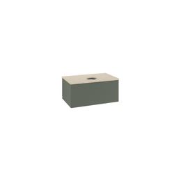 Villeroy & Boch V&B Waschtischunterschrank mit Frontstruktur Antao 80x36x50cm, WBP botti., lea gre. m Lac ; Villeroy & Boch (K30113HL)