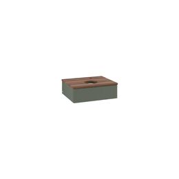 Villeroy & Boch V&B Waschtischunterschrank mit Frontstruktur Antao 60x19x50cm, HL, WBP w wa, lea gre. m Lac ; Villeroy & Boch (K07152HL)