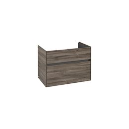Villeroy & Boch V&B Waschtischunterschrank Collaro 75,4x54,6x44,4cm, WT mittig, stone oak ; Villeroy & Boch (C01000RK)
