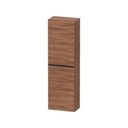Duravit Halbhochschrank D-Neo 40x24cm, 1 T&uuml;r, 4 B&ouml;, An R, sw/Nuss Nat (DE1318RBD790000)