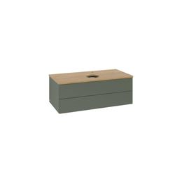 Villeroy & Boch V&B Waschtischunterschrank ohne Frontstruktur -Beleuchtung Antao 100x36x50cm, HL, WBP hon. Oa, le g. m La ; Villeroy & Boch (L20051HL)