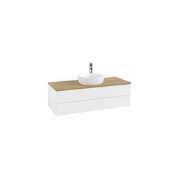 Villeroy & Boch V&B Waschtischunterschrank mit Frontstruktur, mit Beleuchtung Antao 120x36x50cm, HL, WBP hon. Oa, wh. m Lac ; Villeroy & Boch (L21151MT)