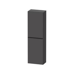 Duravit Halbhochschrank D-Neo 40x24cm, 1 T&uuml;r, 4 B&ouml;, An L, sw/Grap ma (DE1318LBD490000)