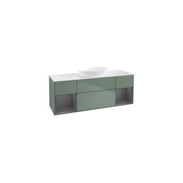 Villeroy & Boch V&B Waschtischunterschrank Wandbeleuchtung Finion 160cm, Pl w m, Rg A m Lac, Oli. m Lac ; Villeroy & Boch (GD01GKGM)