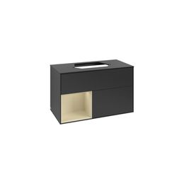 Villeroy & Boch V&B Waschtischunterschrank Finion 100, Pl b m, Rg l si Gr m Lac, bla m Lac ; Villeroy & Boch (F362HJPD)