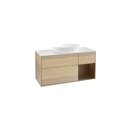 Villeroy & Boch V&B Waschtischunterschrank Wandbeleuchtung Finion 120cm, Pl wh. m, Reg wal ven, Oa ven ; Villeroy & Boch (GA71GNPC)