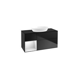 Villeroy & Boch V&B Waschtischunterschrank Wandbeleuchtung Finion 120cm, Pl b m, Reg wh. m Lac, bla m Lac ; Villeroy & Boch (GA62MTPD)