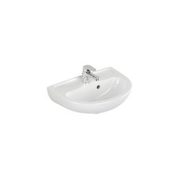 Villeroy & Boch V&B Handwaschbecken Newo 45x34cm, ov., 1 Hahnl., m &Uuml;berlauf, wei&szlig; ; Villeroy & Boch (43914501)