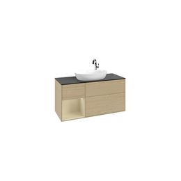 Villeroy & Boch V&B Waschtischunterschrank Finion 120cm, Pl bla m, Reg si Gr m Lac, Oa ven ; Villeroy & Boch (F942HJPC)