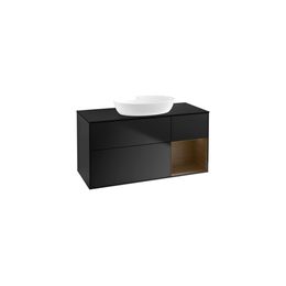Villeroy & Boch V&B Waschtischunterschrank Wandbeleuchtung Finion 120cm, Pl bla m, Reg wal ven, bla m Lac ; Villeroy & Boch (GA72GNPD)