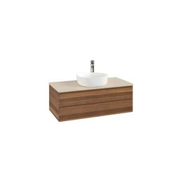 Villeroy & Boch V&B Waschtischunterschrank ohne Frontstruktur Antao 100x36x50cm, HL, WBP botti., w. wal ; Villeroy & Boch (K20053HM)