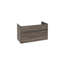 Villeroy & Boch V&B Waschtischunterschrank Collaro 95,4x54,6x44,4cm, WT mittig, stone oak ; Villeroy & Boch (C01100RK)