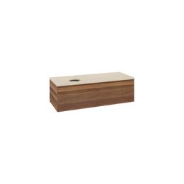 Villeroy & Boch V&B Waschtischunterschrank ohne Frontstruktur, mit Beleuchtung Antao 120x36x50cm, HL, WBP botti., w. wal ; Villeroy & Boch (L33053HM)