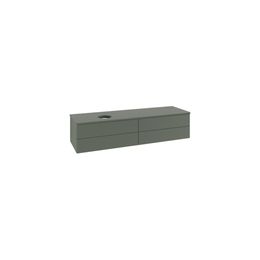 Villeroy & Boch V&B Waschtischunterschrank mit Frontstruktur -Beleuchtung Antao 160x50cm, WBP-farbe Lac, lea gre. m Lac ; Villeroy & Boch (L26110HL)