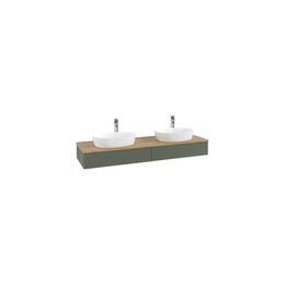 Villeroy & Boch V&B Waschtischunterschrank mit Frontstruktur Antao 160x50cm, HL, WBP hon. Oa, lea gre. m La ; Villeroy & Boch (K17151HL)