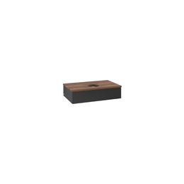 Villeroy & Boch V&B Waschtischunterschrank ohne Frontstruktur Antao 80x19x50cm, WBP-farbe w. wal, bla m Lac ; Villeroy & Boch (K08012PD)