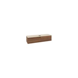 Villeroy & Boch V&B Waschtischunterschrank ohne Frontstruktur Antao 160x50cm, WBP-farbe botti., warm walnut ; Villeroy & Boch (K36013HM)
