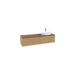 Villeroy & Boch V&B Waschtischunterschrank ohne Frontstruktur Antao 160x50cm, HL, WBP-farbe w. wal, hon. oak ; Villeroy & Boch (K27052HN)