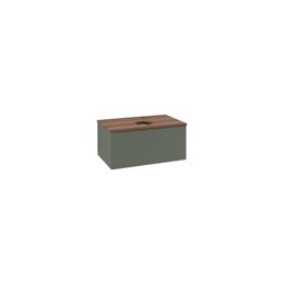 Villeroy & Boch V&B Waschtischunterschrank mit Frontstruktur Antao 80x36x50cm, HL, WBP w wa, lea gre. m Lac ; Villeroy & Boch (K30152HL)