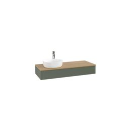 Villeroy & Boch V&B Waschtischunterschrank ohne Frontstruktur, mit Beleuchtung Antao 120x19x50cm, HL, WBP hon. Oa, le g. m La ; Villeroy & Boch (L11051HL)