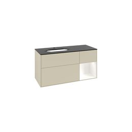Villeroy & Boch V&B Waschtischunterschrank Finion 120cm, Pl b m, Rg r w m Lac, si Gr m Lac ; Villeroy & Boch (F282MTHJ)