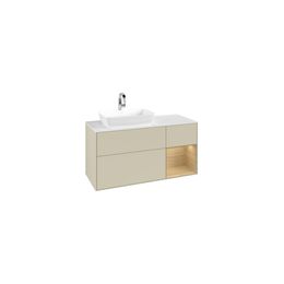 Villeroy & Boch V&B Waschtischunterschrank Finion 120cm, Pl wh. m, Reg Oa ven, si Gr m Lac ; Villeroy & Boch (F811PCHJ)