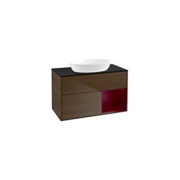 Villeroy & Boch V&B Waschtischunterschrank Wandbeleuchtung Finion 100, Pl bla m, Reg Peo m Lac, wal ven ; Villeroy & Boch (GA22HBGN)
