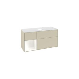 Villeroy & Boch V&B Waschtischunterschrank Finion 120cm, Pl w m, Rg wh. m Lac, si Gr m Lac ; Villeroy & Boch (F941MTHJ)