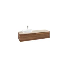Villeroy & Boch V&B Waschtischunterschrank ohne Frontstruktur -Beleuchtung Antao 160x50cm, HL, WBP-farbe botti., w. wal ; Villeroy & Boch (L37053HM)