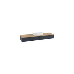 Villeroy & Boch V&B Waschtischunterschrank mit Frontstruktur, mit Beleuchtung Antao 160x50cm, WBP hon. Oa, md bl. m Lac ; Villeroy & Boch (L14111HG)