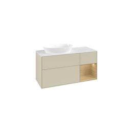 Villeroy & Boch V&B Waschtischunterschrank Finion 120cm, Pl wh. m, Reg Oa ven, si Gr m Lac ; Villeroy & Boch (FA51PCHJ)
