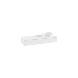 Villeroy & Boch V&B Waschtischunterschrank mit Frontstruktur Antao 120x19x50cm, WBP-farbe Lac, wh. m Lac ; Villeroy & Boch (K12110MT)