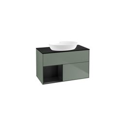Villeroy & Boch V&B Waschtischunterschrank Wandbeleuchtung Finion 100, Pl bla m, Reg bla m Lac, Oli. m Lac ; Villeroy & Boch (GA12PDGM)