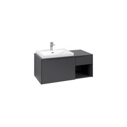 Villeroy & Boch V&B Waschtischunterschrank Beck. li Subway 3.0 100,1x42,25x51,6cm, m LE/Gr mon., graph. ; Villeroy & Boch (C572L2VR)